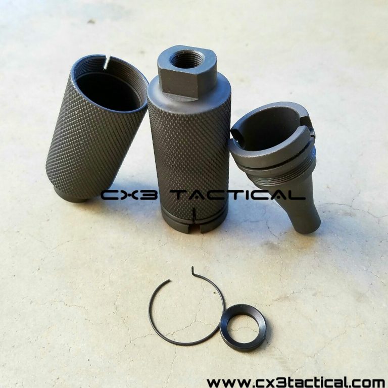 .308 / 7.62x39 / 7.62x51 / .300 Blackout Krinkov Muzzle Brake Flash Can ...