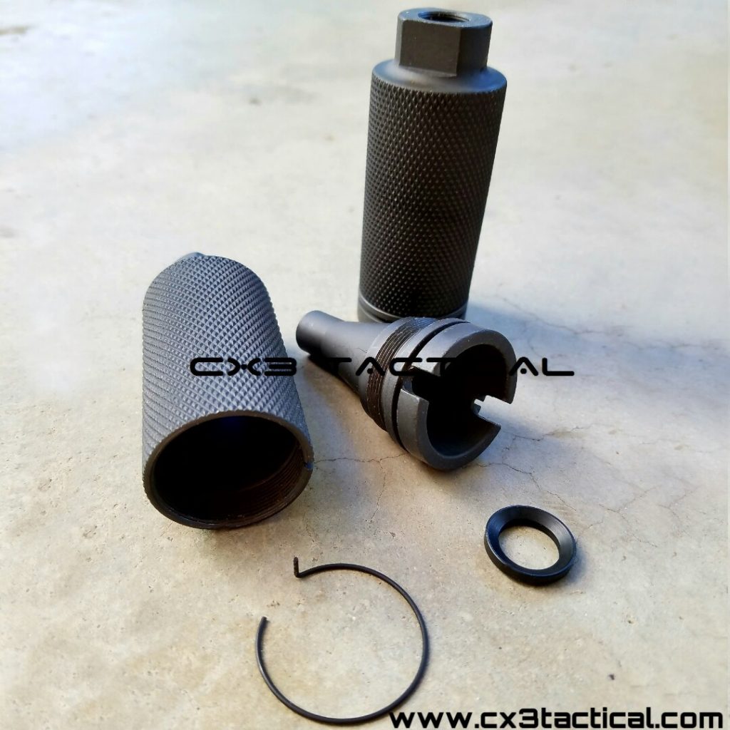 .308 / 7.62x39 / 7.62x51 / .300 Blackout Krinkov Muzzle Brake Flash Can ...