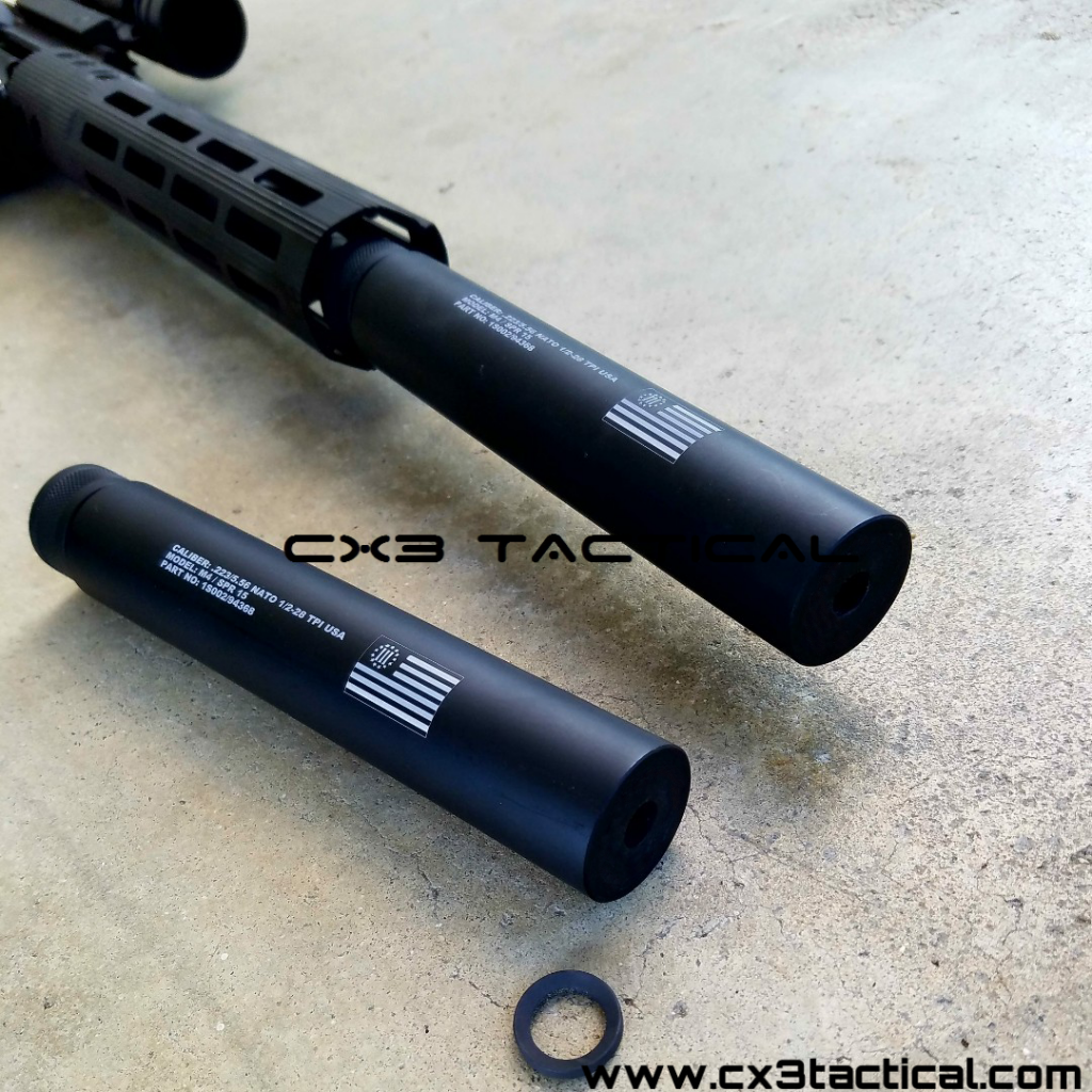 Muzzle Brake Compensator .223 5.56 1/2-28 Can Competition Comp T6 6061 ...