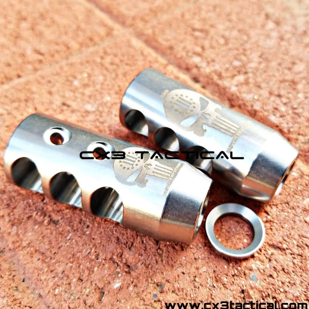 6.5 Creedmoor Stainless Steel Muzzle Brake Compensator Comp Punisher 5/ ...