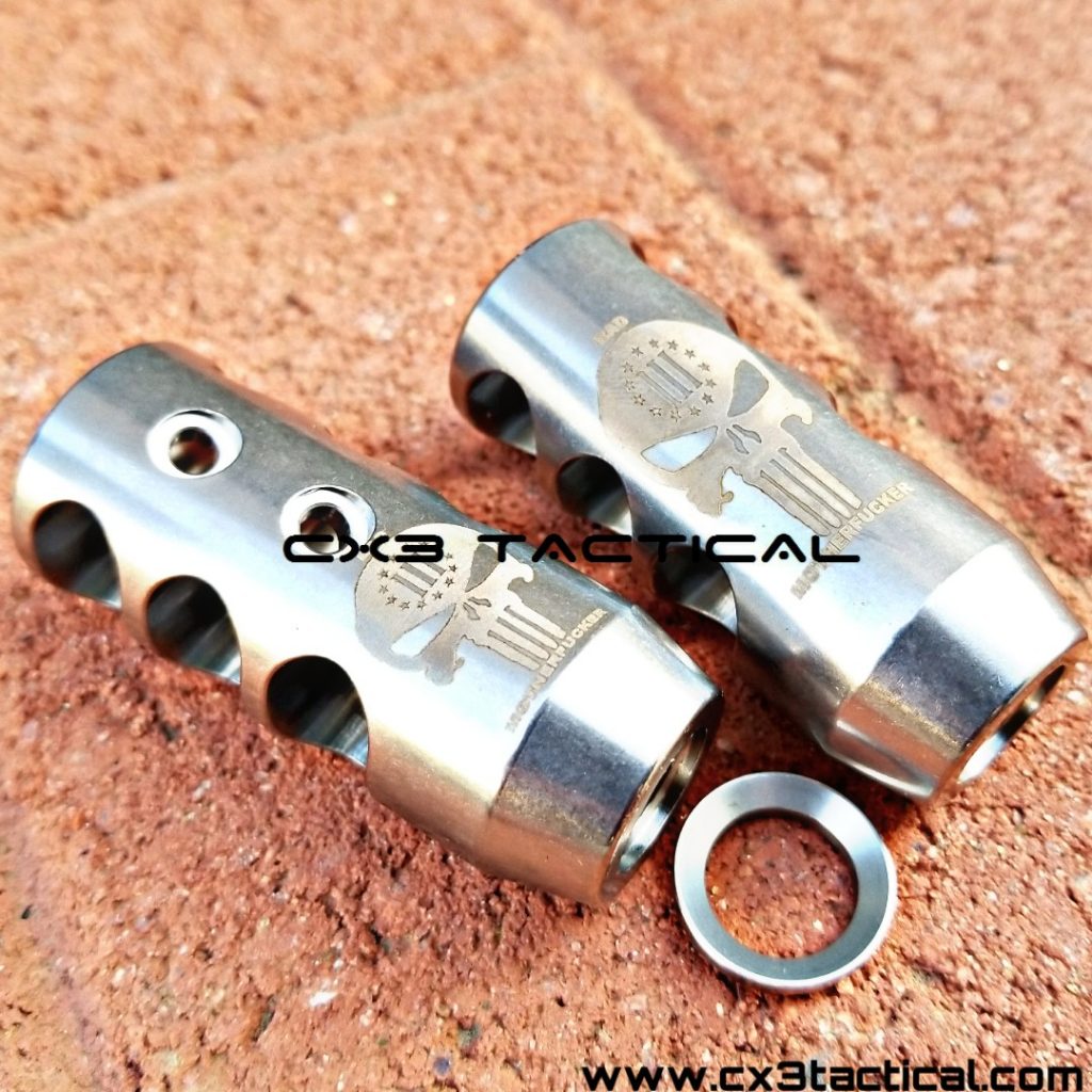 .308 Muzzle Brake 7.62x51 Compensator Comp Punisher 5/8-24 TPI ...