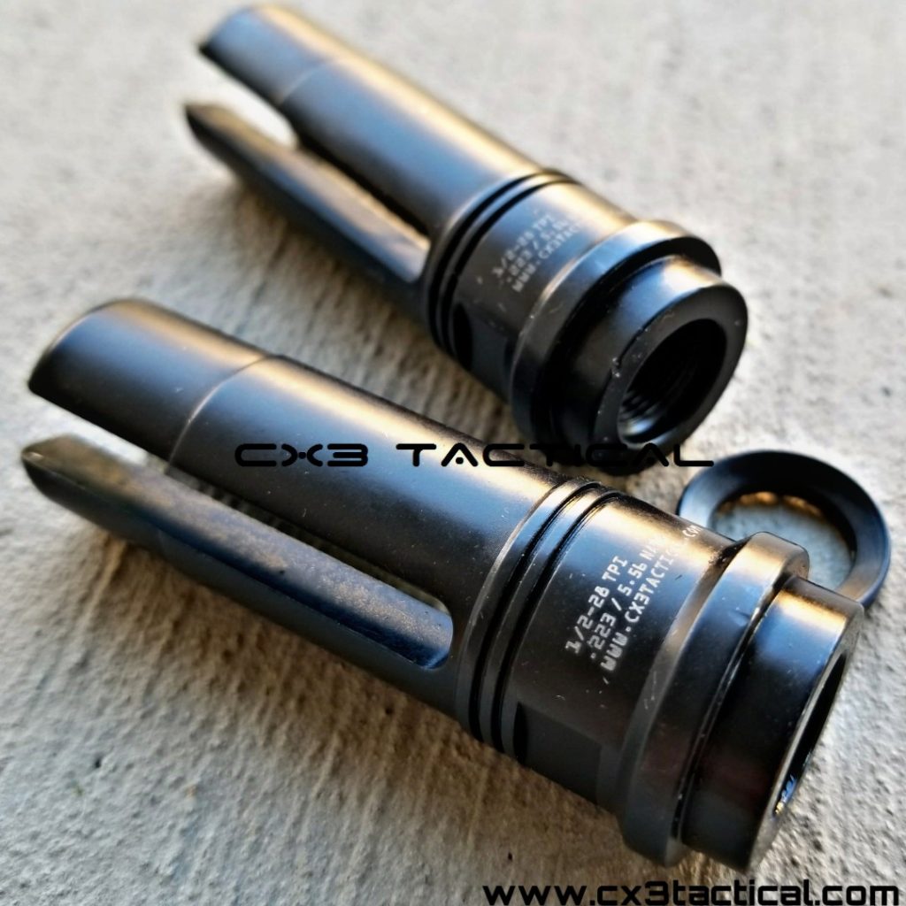 .223 5.56 Compensator Comp Muzzle Brake Competition Brake 1/2-28 TPI ...