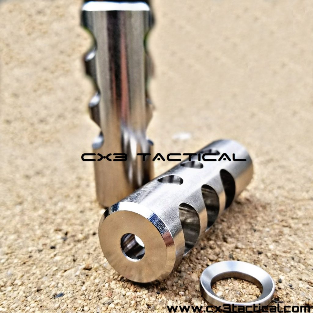 Ruger 10/22 Stainless Steel Muzzle Brake Compensator Ruger Charger ...