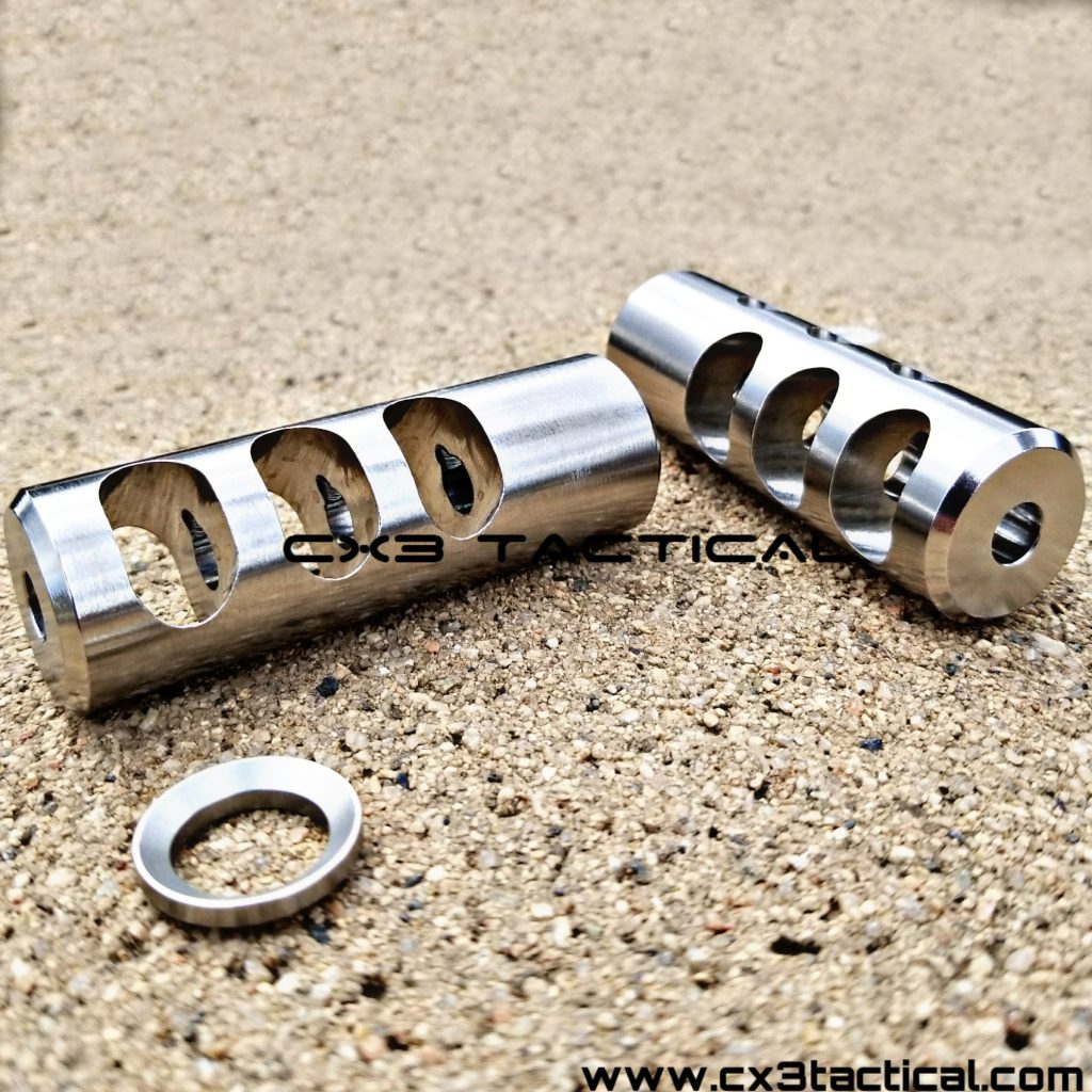 Ruger 10/22 Stainless Steel Muzzle Brake Compensator Ruger Charger ...