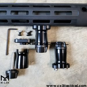 MLOK Foregrip M-LOK Fore Grip Tactical Grip For M LOK Handguard Knurled ...