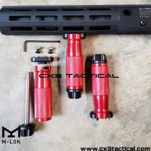 MLOK Foregrip M-LOK Fore Grip Tactical Grip For M LOK Handguard Knurled ...