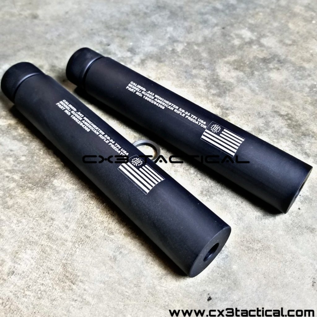 Ruger American Predator .243 Win Muzzle Brake Compensator Comp 243 Win ...