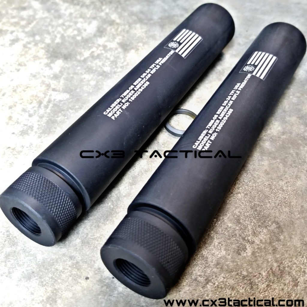 Ruger American Predator 7mm-08 Muzzle Brake Compensator Comp 5/8-24 TPI ...