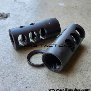 .50 Beowulf Muzzle Brake Compensator Comp 49/64-20 TPI 49/64x20 Crush ...