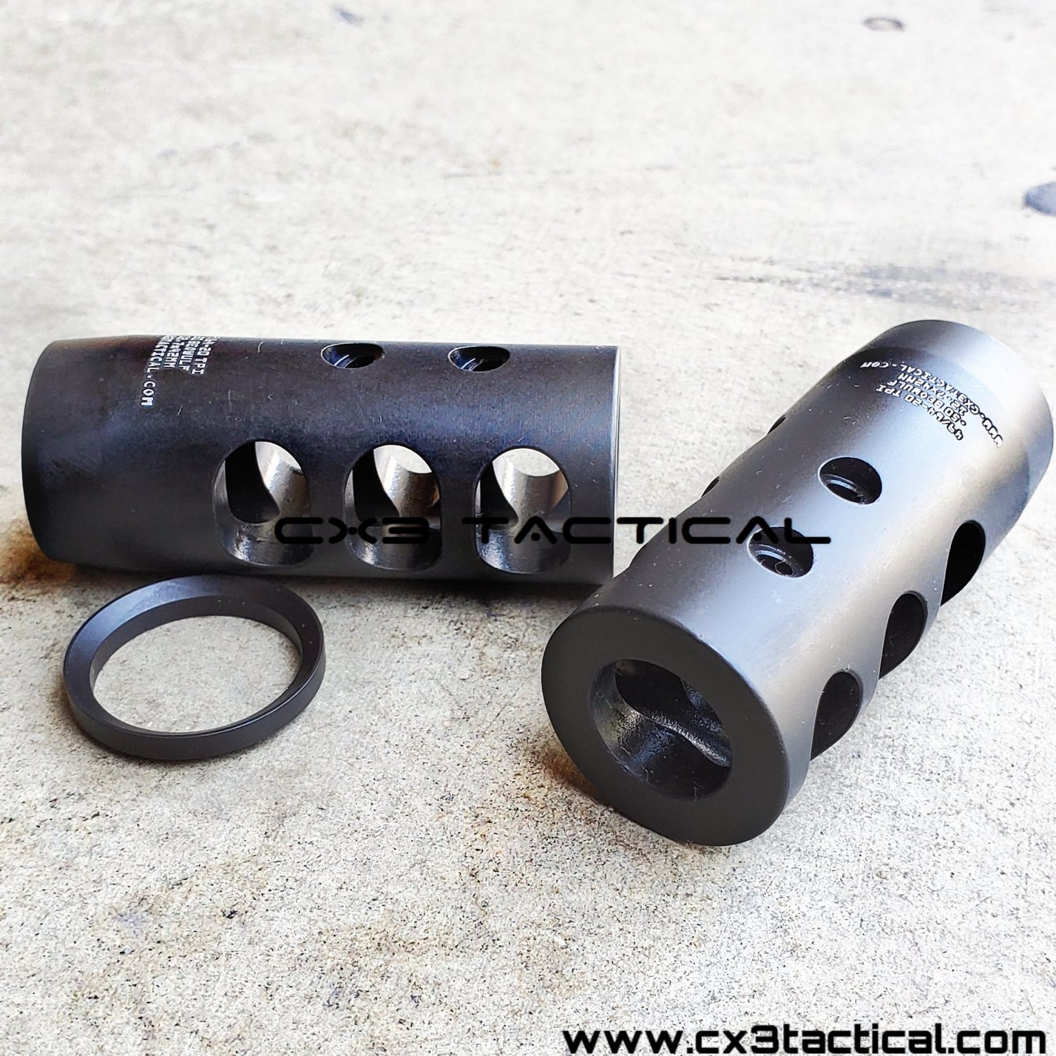 Muzzle Brakes 49/64-20 TPI .50 Beowulf Archives - CX3TACTICAL™