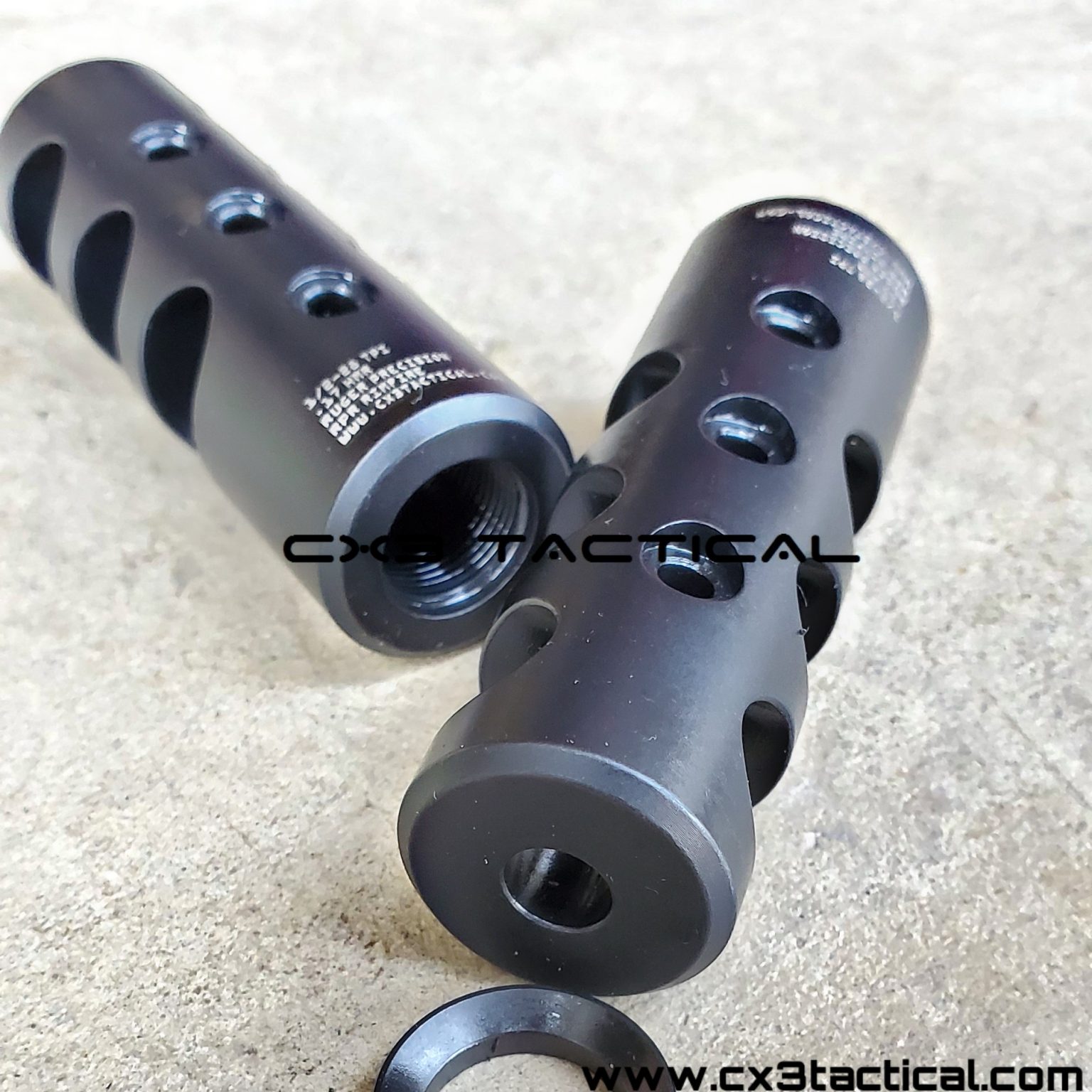 .17 HMR Muzzle Brake Compensator Ruger Precision Rimfire RPR .17 HMR 1/ ...