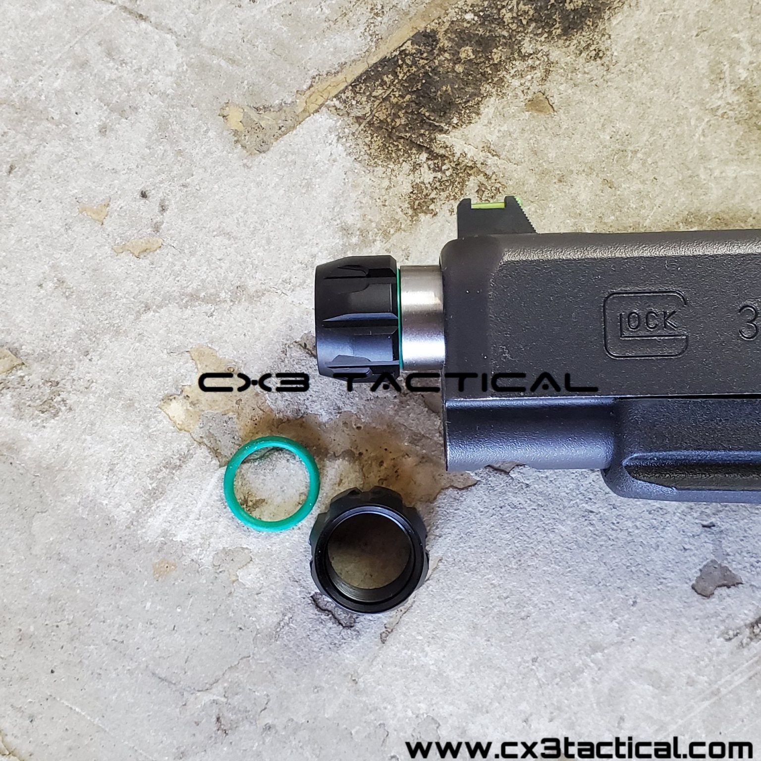 Glock Thread Protector 9mm 1/2-28 TPI Fluted Thread Protector Black ...